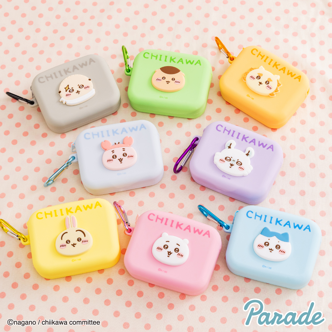 Parade推出《吉伊卡哇 Chiikawa》迷你矽膠收納耳機殼登場！八款超萌設計1月中旬即將上市 ~ - oneone宇宙