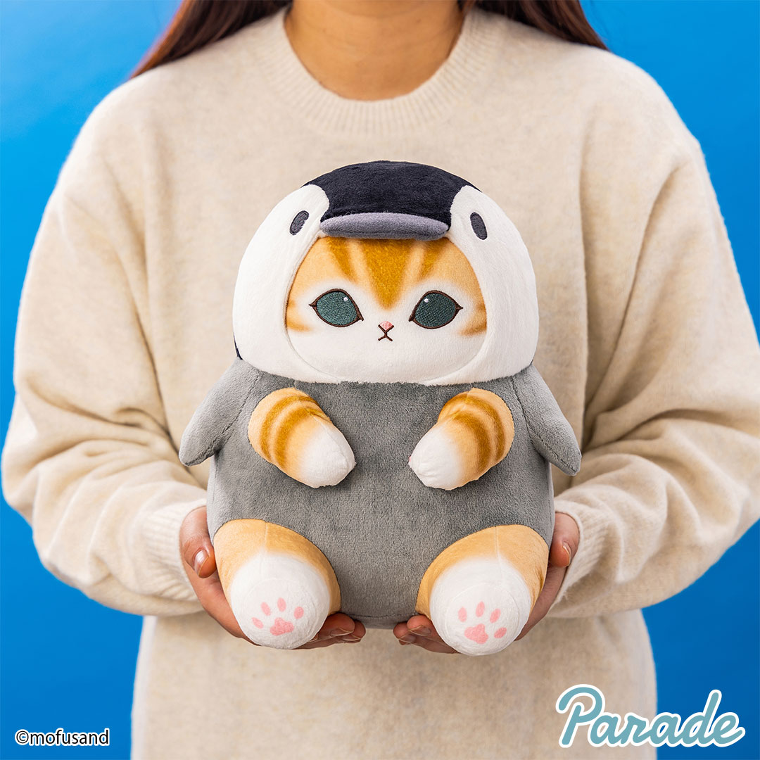 Parade推出 貓福珊迪 mofusand 療癒新品 海洋生物貓咪絨毛大娃娃 胖萌登場！ - oneone宇宙