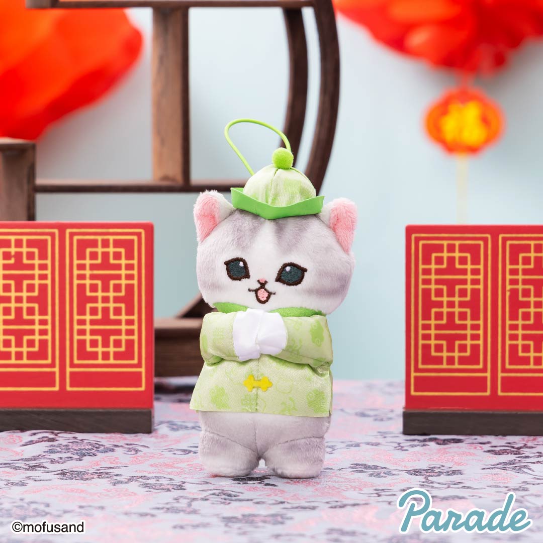 Parade推出全新「mofusand貓福珊迪」中國風設計系列商品 三款BIG絨毛玩偶 & 抱枕二月上旬登場 ! - oneone宇宙