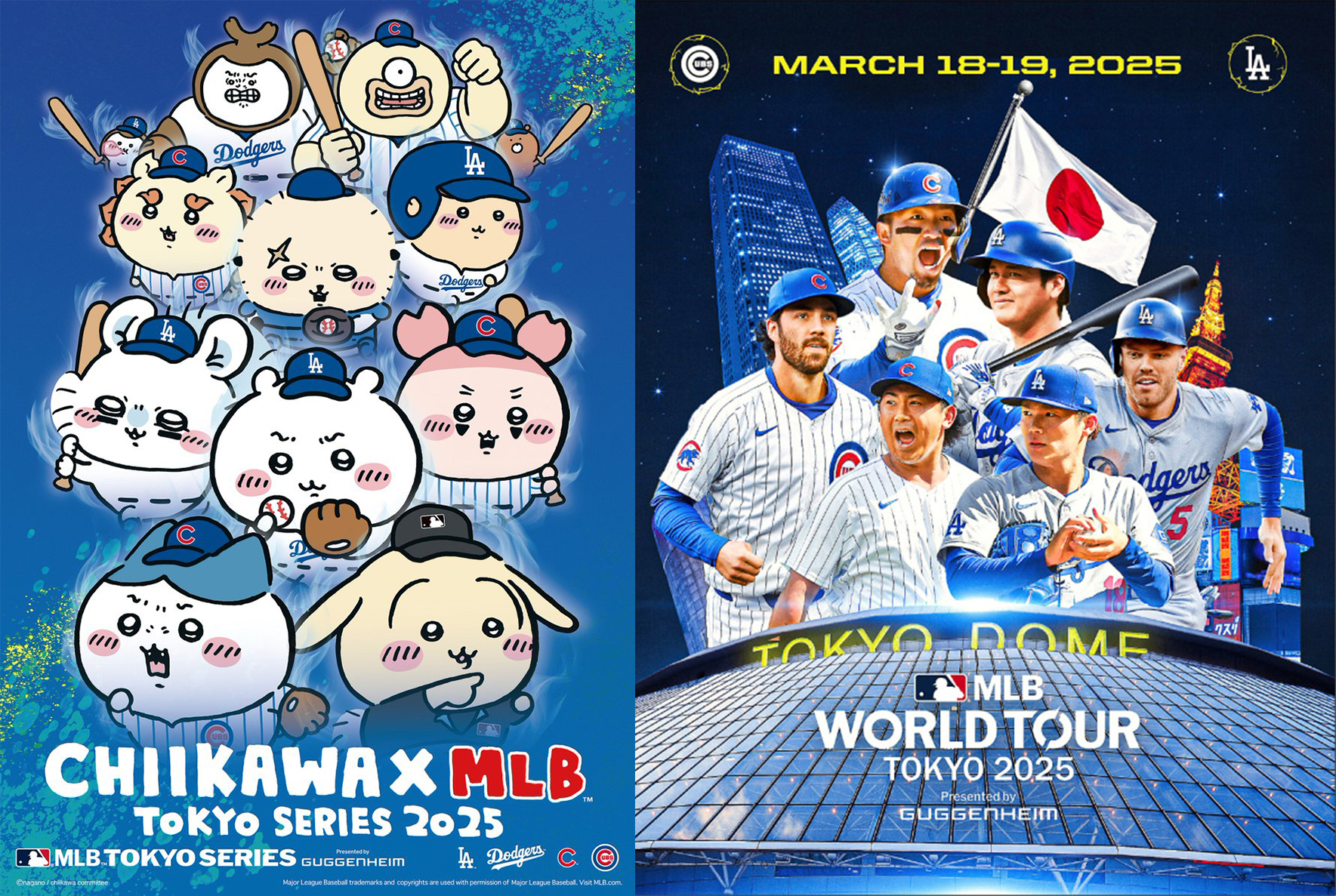 《吉伊卡哇》X MLB 美國職業棒球大聯盟 夢幻聯名即將來襲 ! 前進東京巨蛋海外開幕戰 聯名商品即將引爆話題 ! - oneone宇宙