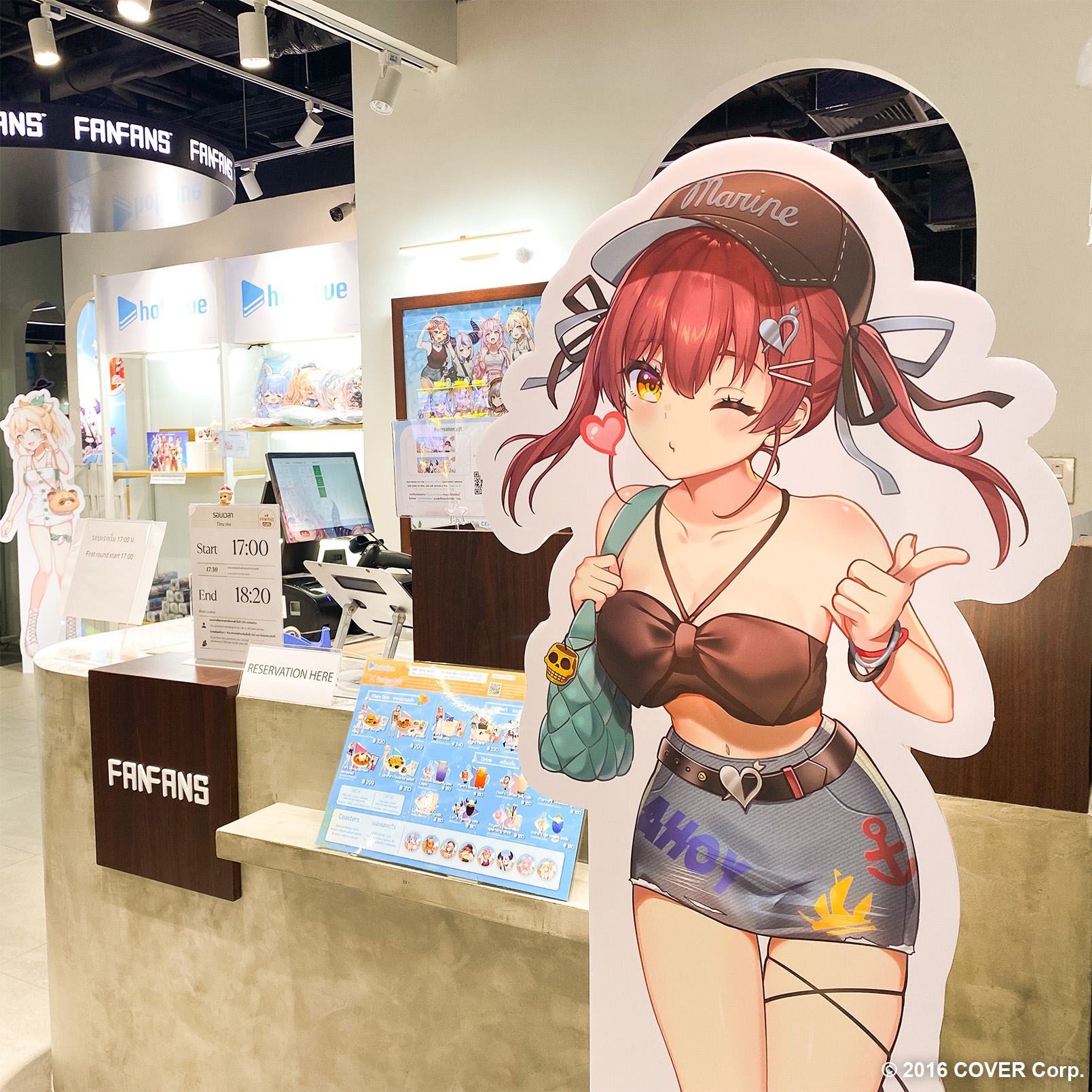 「hololive X FanFans Cafe Thailand」快閃登陸泰國！ 全新限定周邊台灣同步販售 三期生和秘密結社holoX一次收藏 ~ - oneone宇宙