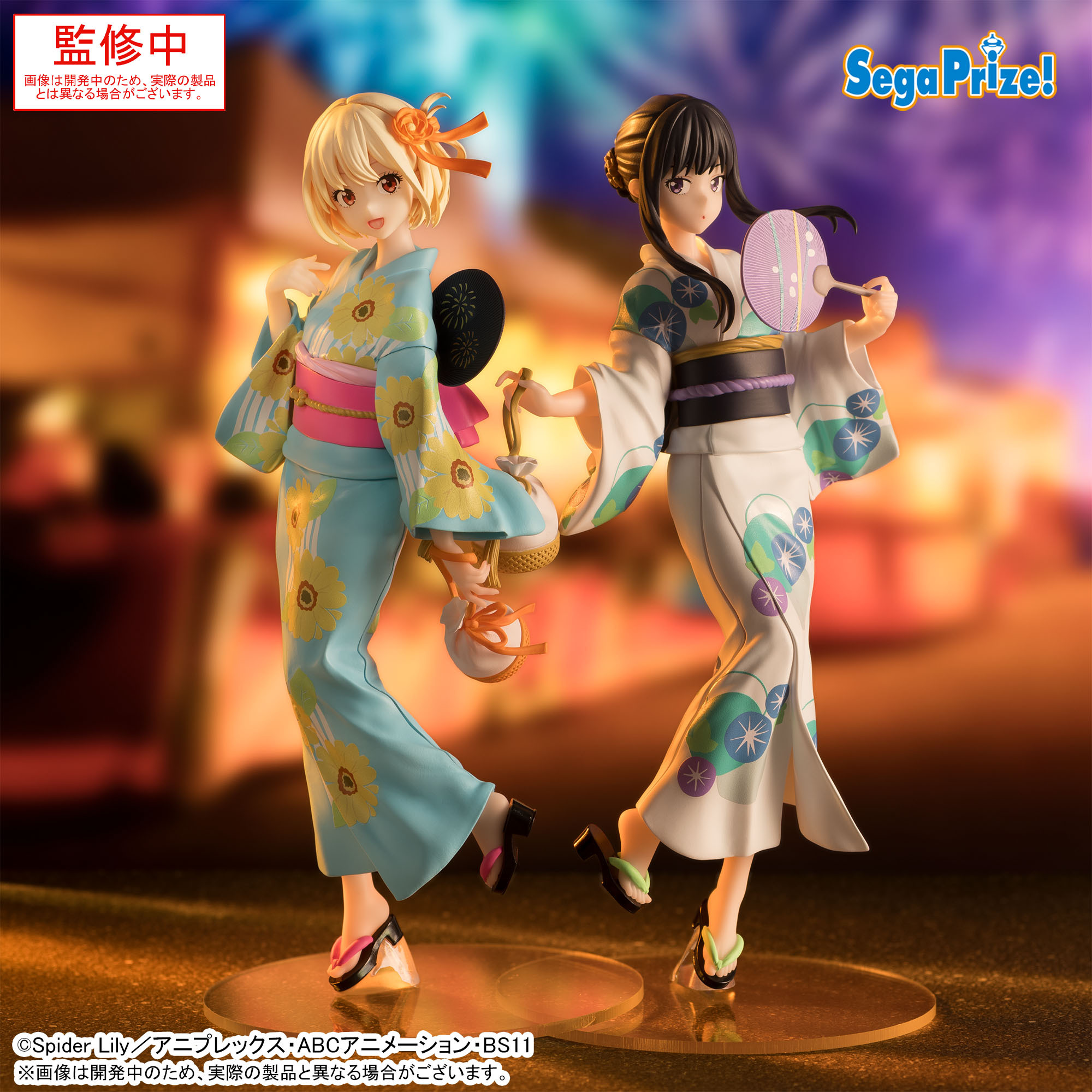 《Lycoris Recoil 莉可麗絲》Luminasta 浴衣系列登場！千束 & 瀧奈夏日祭典造型 2025年夏季推出！ - oneone宇宙