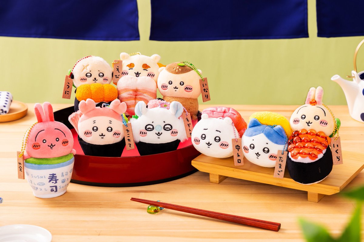 吉伊卡哇「超好吃!! Chiikawa壽司」登入台北 ! 壽司主題 華山快閃店 3/22 限時開跑 ! - oneone宇宙