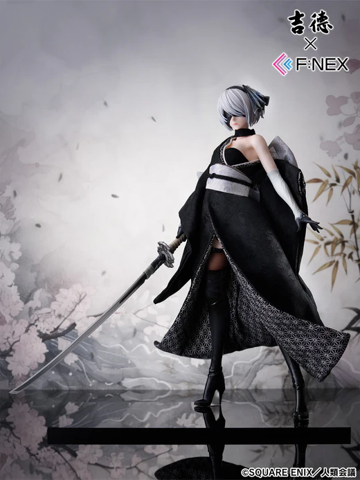 極致優雅 × 冷艷美學「NieR:Automata Ver1.1a」2B 日本人形 1/4 比例模型登場！ - oneone宇宙
