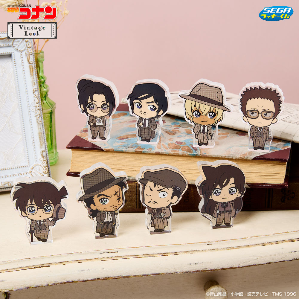 SEGA賞《名偵探柯南》Vintage Look~以懷舊復古風格設計推出劇場版《名偵探柯南：獨眼的殘像》為主題的限定賞品 - oneone宇宙