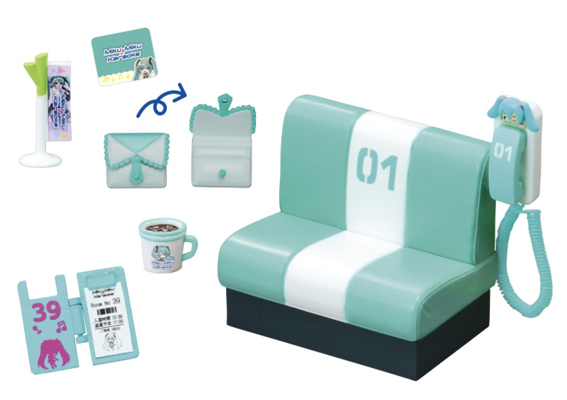 歡迎來到專屬於初音未來的歡樂K歌時光~RE-MENT 最新迷你模型系列【MikuMiku♪卡拉OK】正式登場！ - oneone宇宙