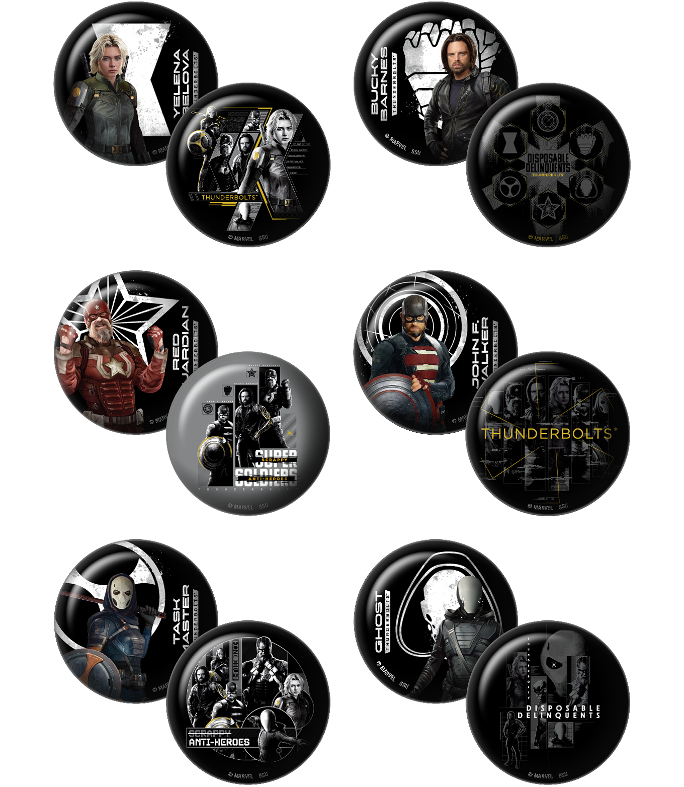 快樂賞Happy くじ推出MARVEL粉絲必抽超值限定《雷霆特攻隊*》電影同名抽獎商品！《雷霆特攻隊*》 2025年4月30 (三) 搶先全美‧震撼大銀幕 - oneone宇宙