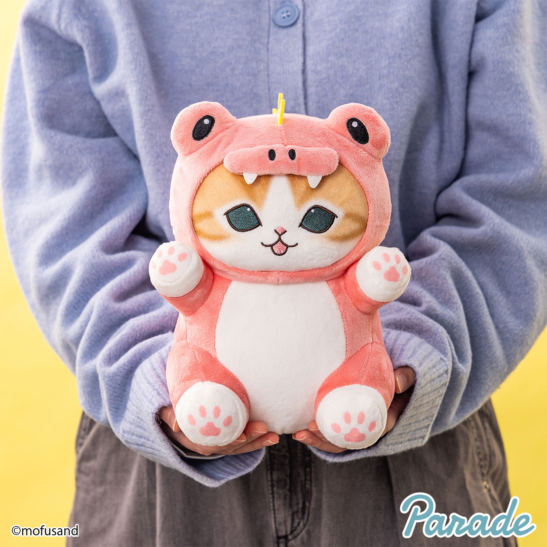 《mofusand 貓福珊迪》春季療癒系新作登場！4月下旬推出「怪獸造型系列」絨毛吊飾 ＆25cm BIG 絨毛娃娃 - oneone宇宙