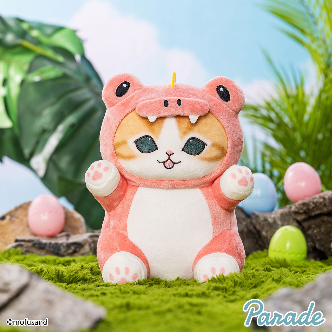 《mofusand 貓福珊迪》春季療癒系新作登場！4月下旬推出「怪獸造型系列」絨毛吊飾 ＆25cm BIG 絨毛娃娃 - oneone宇宙