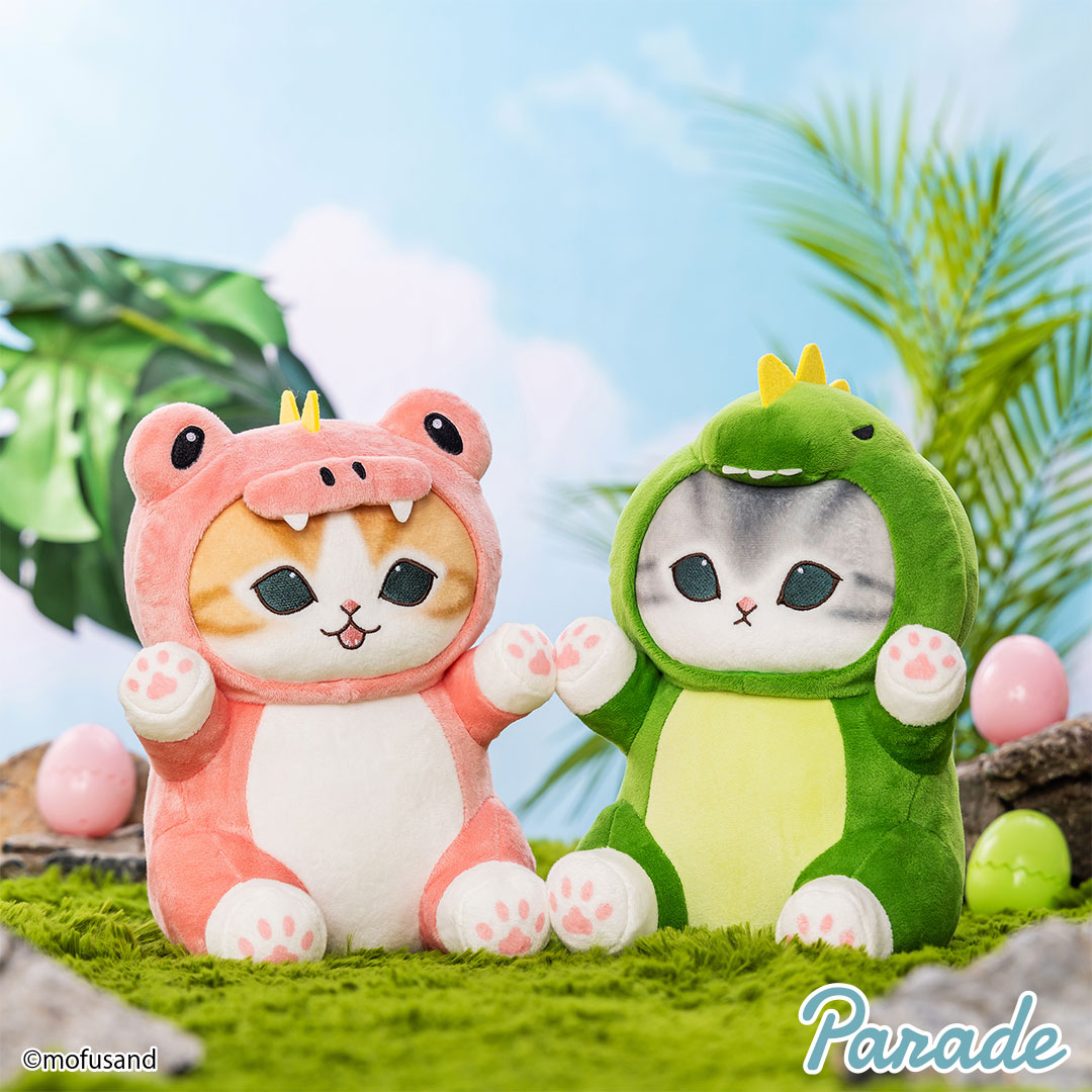 《mofusand 貓福珊迪》春季療癒系新作登場！4月下旬推出「怪獸造型系列」絨毛吊飾 ＆25cm BIG 絨毛娃娃 - oneone宇宙
