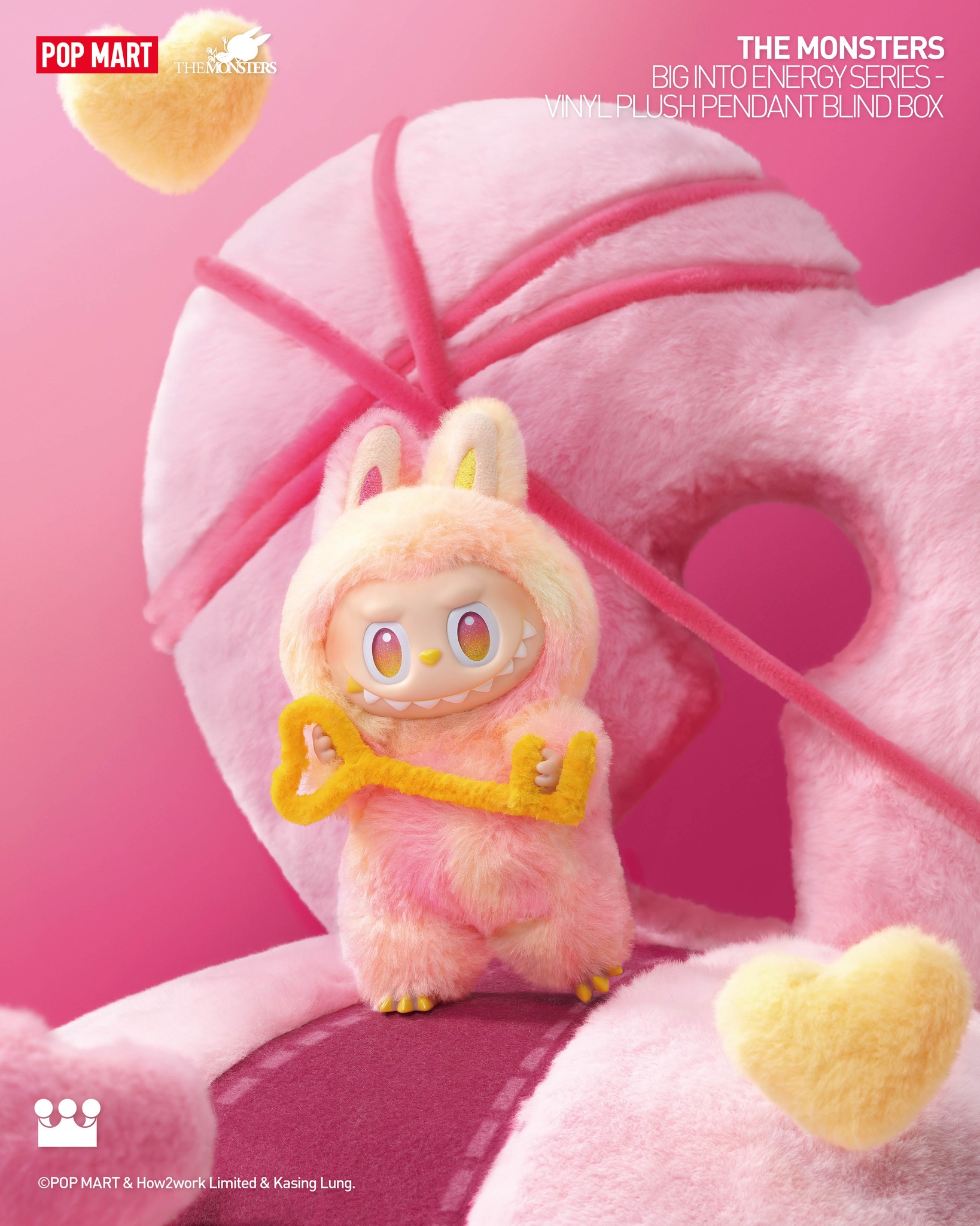 泡泡瑪特《THE MONSTERS 前方高能系列-搪膠毛絨掛件盲盒》5月2日在台限定開賣！新漸層炫彩華麗登場！ - oneone宇宙
