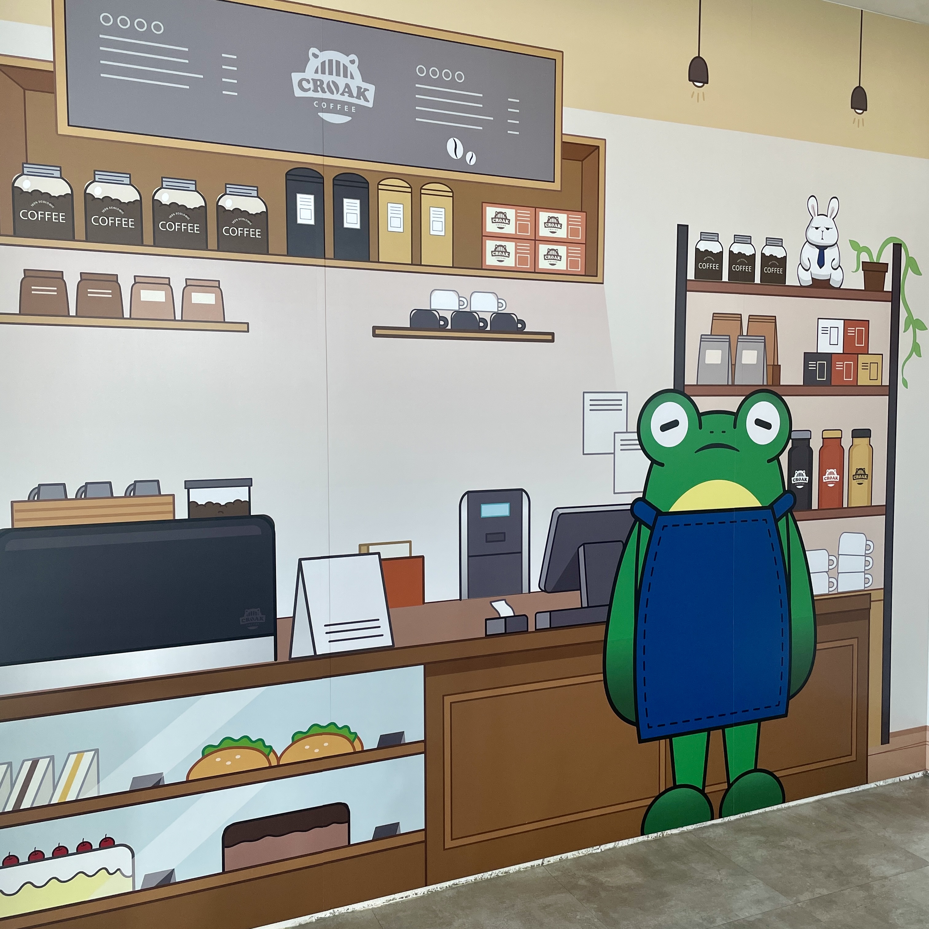 《MONDAY BRUCE 星期一的布魯斯》 聯名主題咖啡廳開幕！FANFANS CAFÉ 打造厭世上班族的療癒摸魚天堂｜打卡亮點一次看 - oneone宇宙