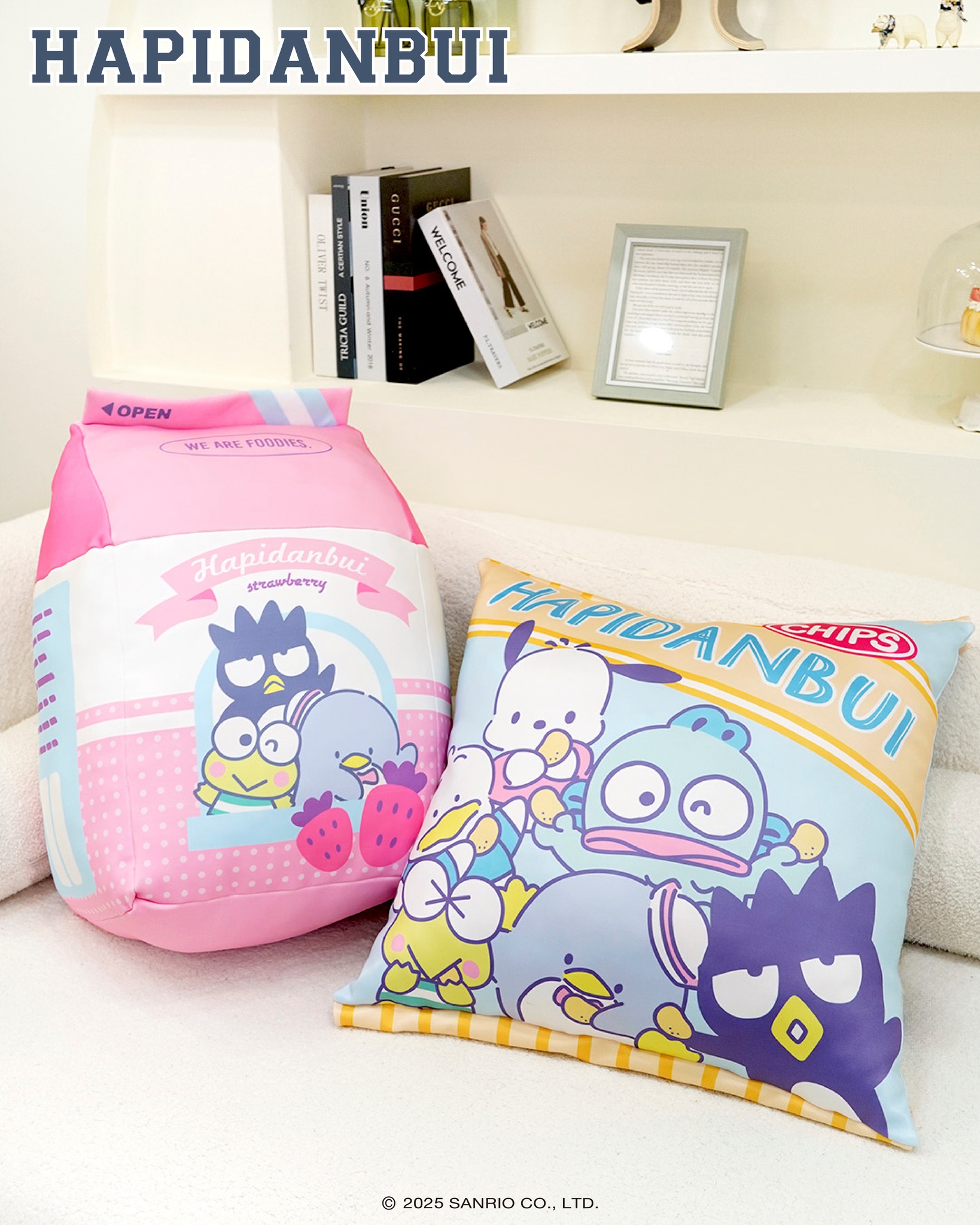 【HAPIDANBUI快閃店2025】台北華山登場！超人氣三麗鷗男團限定超市美學打卡熱點、百款周邊甜品一次看 - oneone宇宙