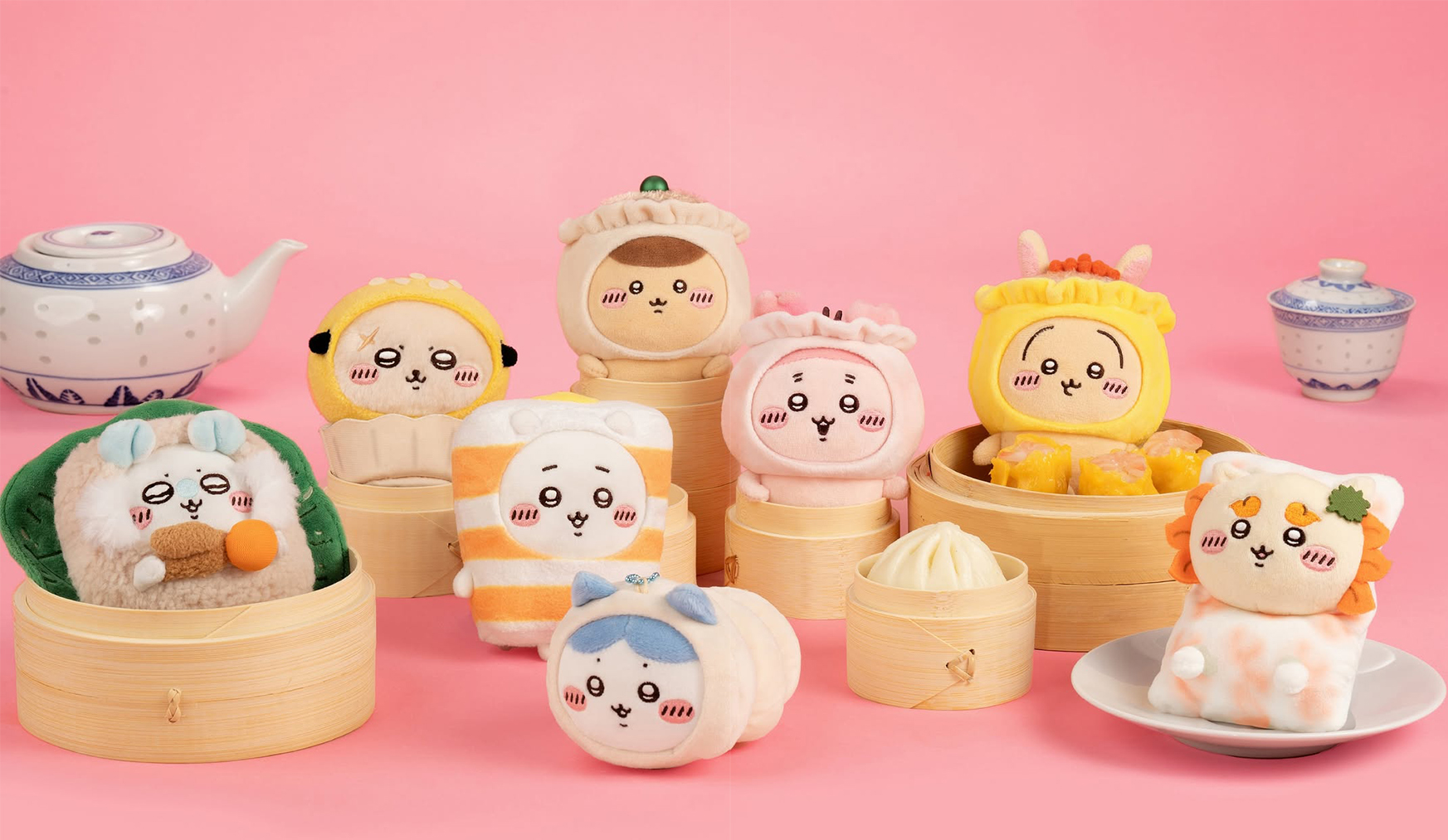 香港限定！《Chiikawa 吉伊卡哇》化身港式點心 飲茶系列全球首賣 8款可愛吊飾8月1日優先登場！ - oneone宇宙