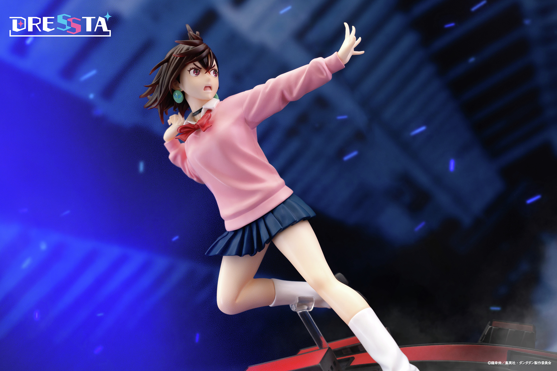 TV動畫《膽大黨》超能力爆發！TAITO全新品牌「DRESSTA」推出限定《小桃》立體雕像，帥氣再現戰鬥瞬間 - oneone宇宙