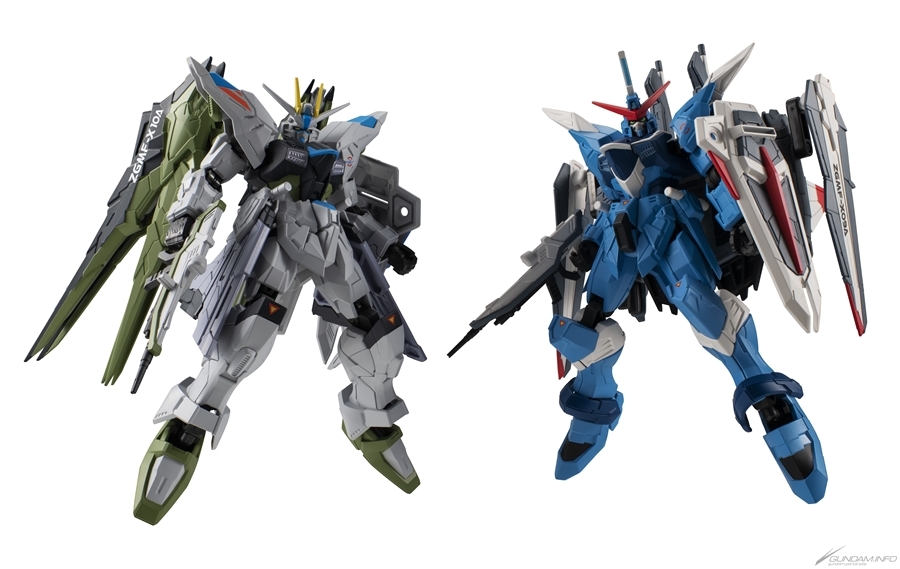 食玩G-FRAME FA 自由鋼彈&正義鋼彈 12月新配色商品化！ - oneone宇宙