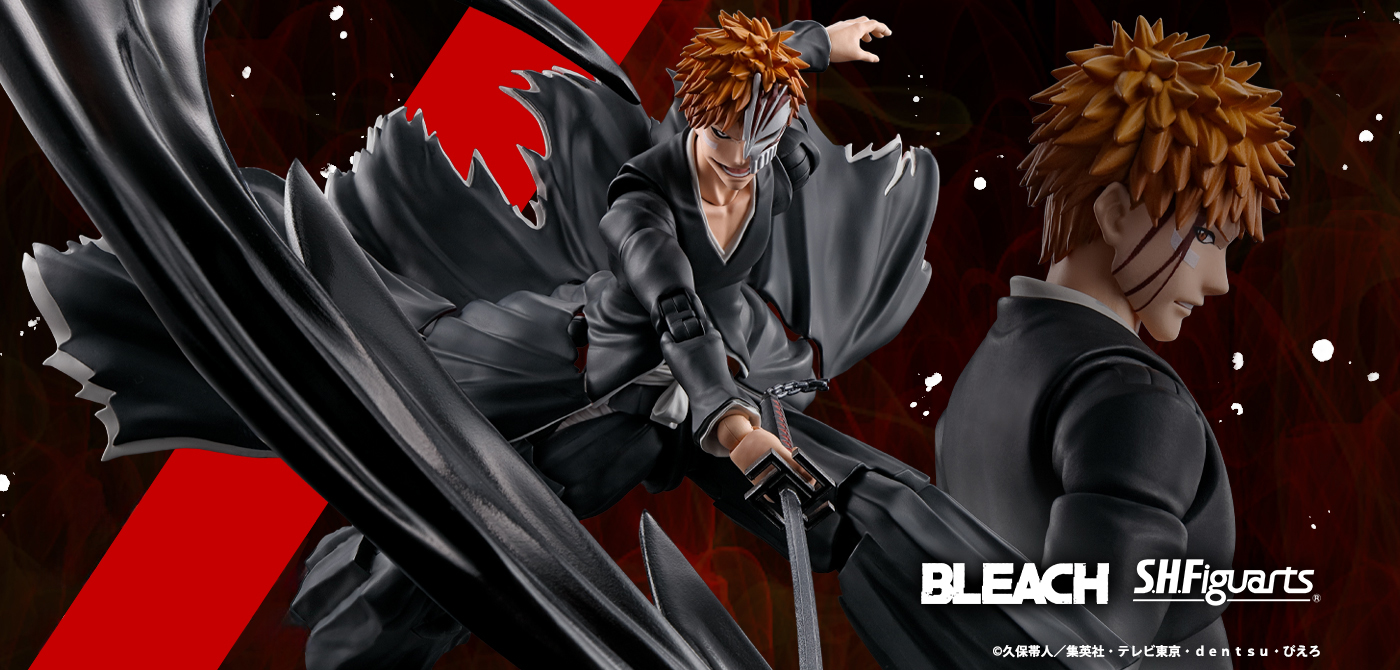 虛化一護全面爆發！《BLEACH 死神》S.H.Figuarts「黑崎一護 -月牙天衝-」可動模型震撼降臨！ - oneone宇宙