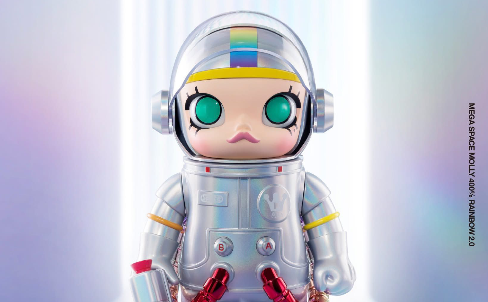 POP MART泡泡瑪特新品速報~MEGA SPACE MOLLY 400% RAINBOW 2.0耀眼登場，讓你的收藏櫃閃閃發光！ - oneone宇宙