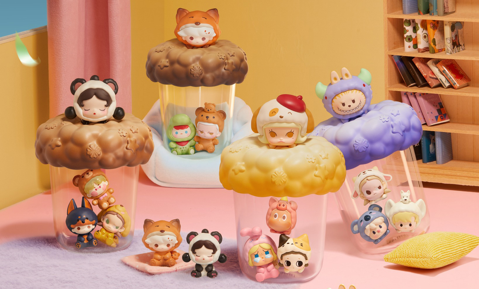 萌到不想睡！泡泡瑪特POP MART《泡泡萌粒 睡衣派對系列》今晚就來一場最可愛的夢！ - oneone宇宙