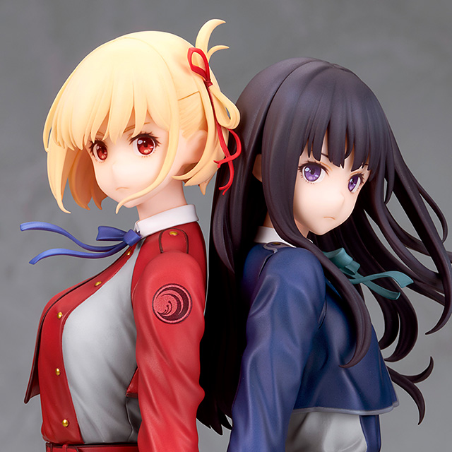 《Lycoris Recoil 莉可麗絲》錦木千束＆井之上瀧奈 1/8比例模型登場！ - oneone宇宙