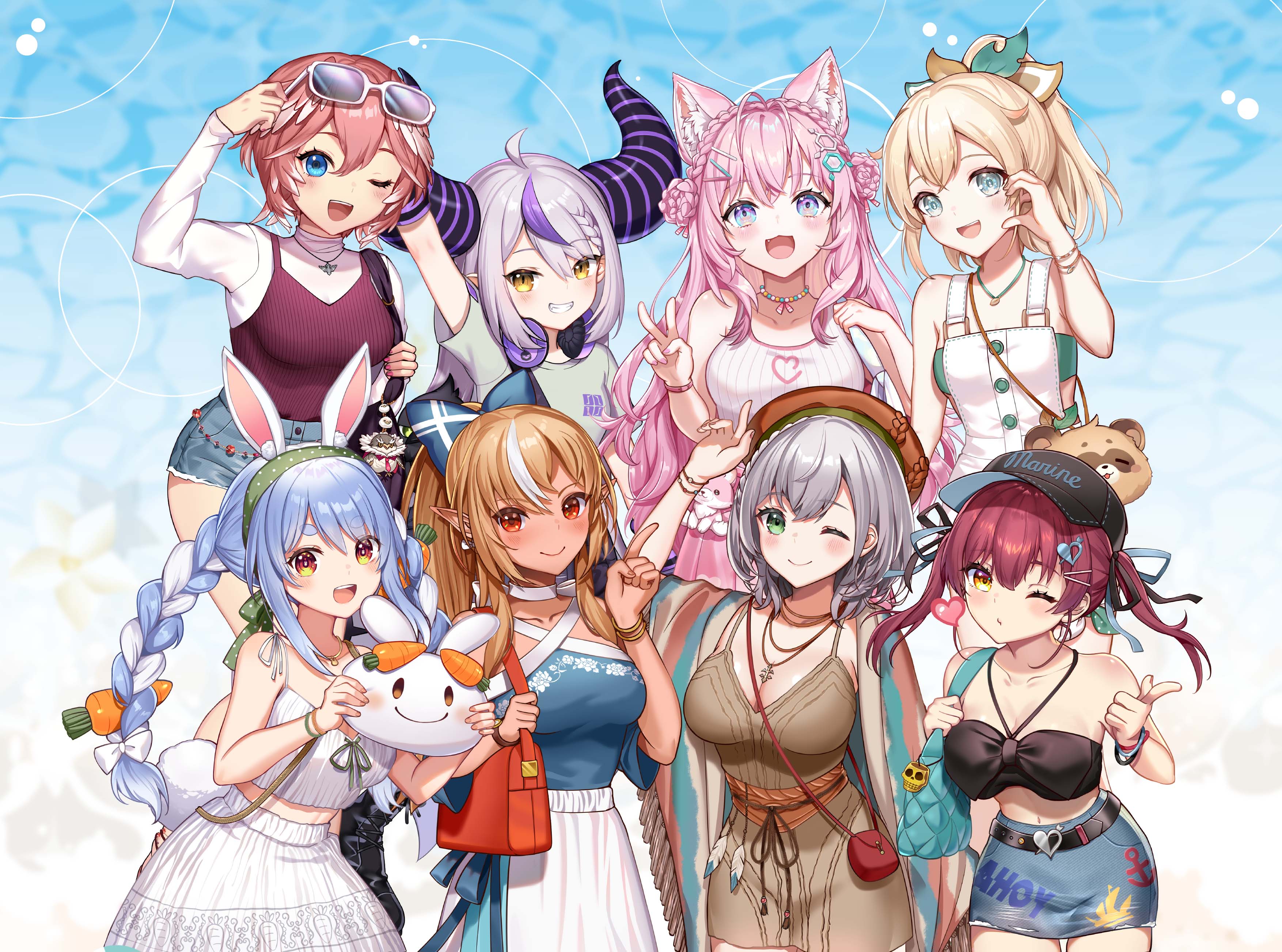 「hololive X FanFans Cafe Thailand」快閃登陸泰國！ 全新限定周邊台灣同步販售 三期生和秘密結社holoX一次收藏 ~ - oneone宇宙