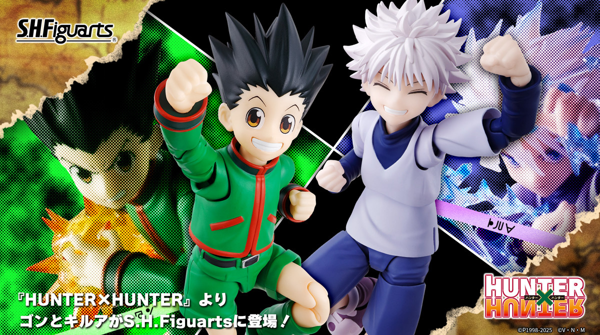 《獵人HUNTER×HUNTER》S.H.Figuarts系列小傑與奇犽登場！經典場景與招牌技能完美重現！ - oneone宇宙