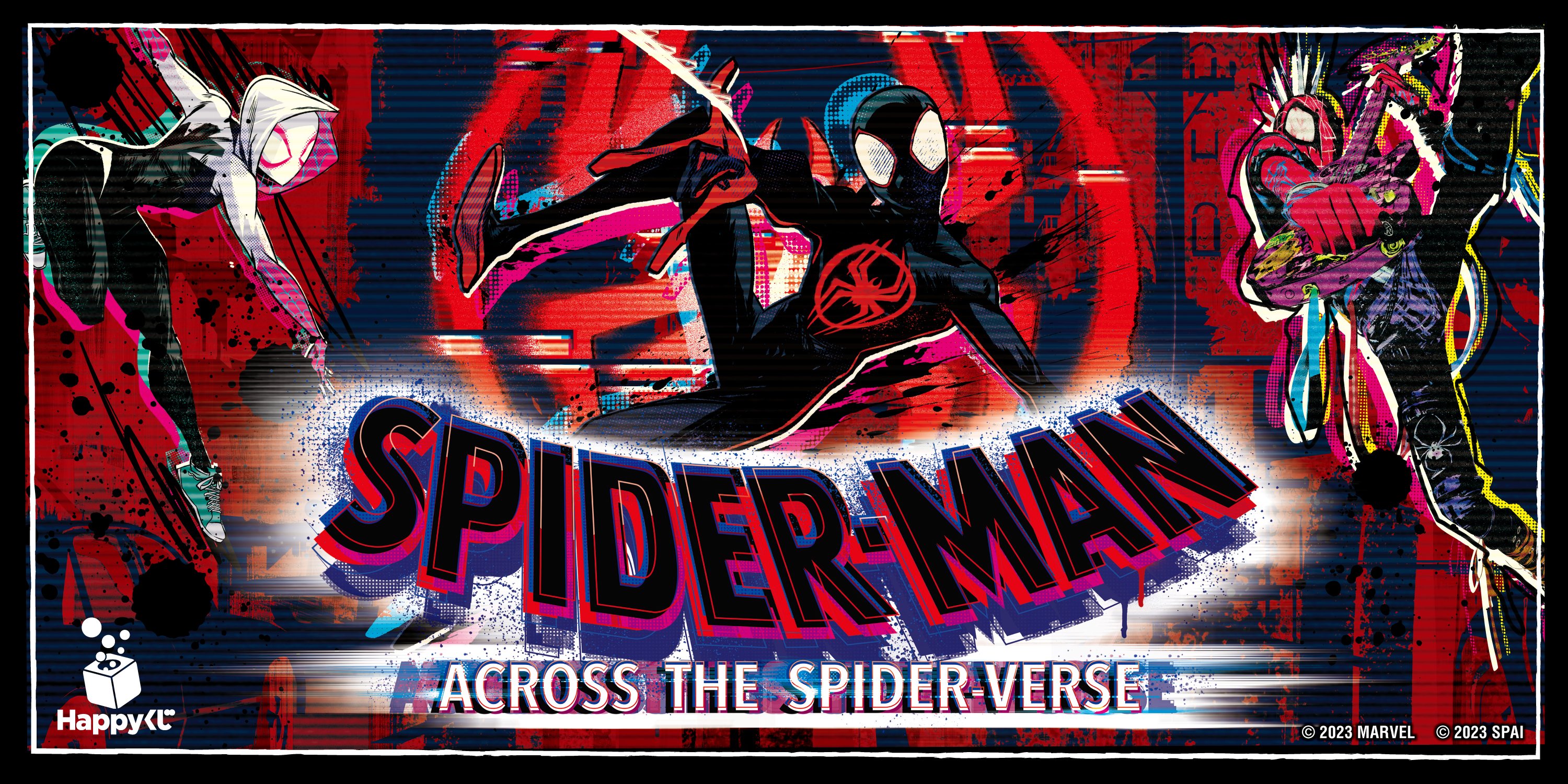 Happyくじ漫威《蜘蛛人：穿越新宇宙》滿滿街頭塗鴉風格賞品 限定推出！ - oneone宇宙