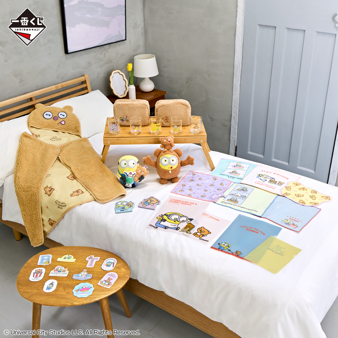 一番賞《小小兵》BOB＆TIM！超卡哇依絨毛系列商品可愛公開！ - oneone宇宙