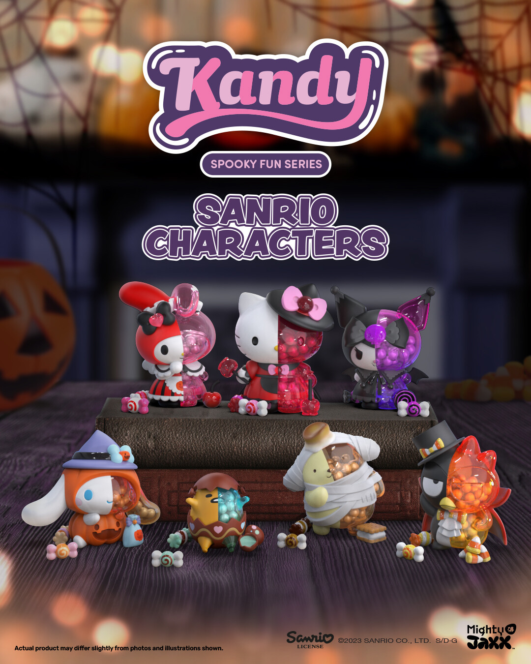 Mighty Jaxx FunBoxx《三麗鷗》怪奇萬聖節 Spooky Fun Halloween！與三麗鷗一起慶祝驚悚的萬聖節！ - oneone宇宙