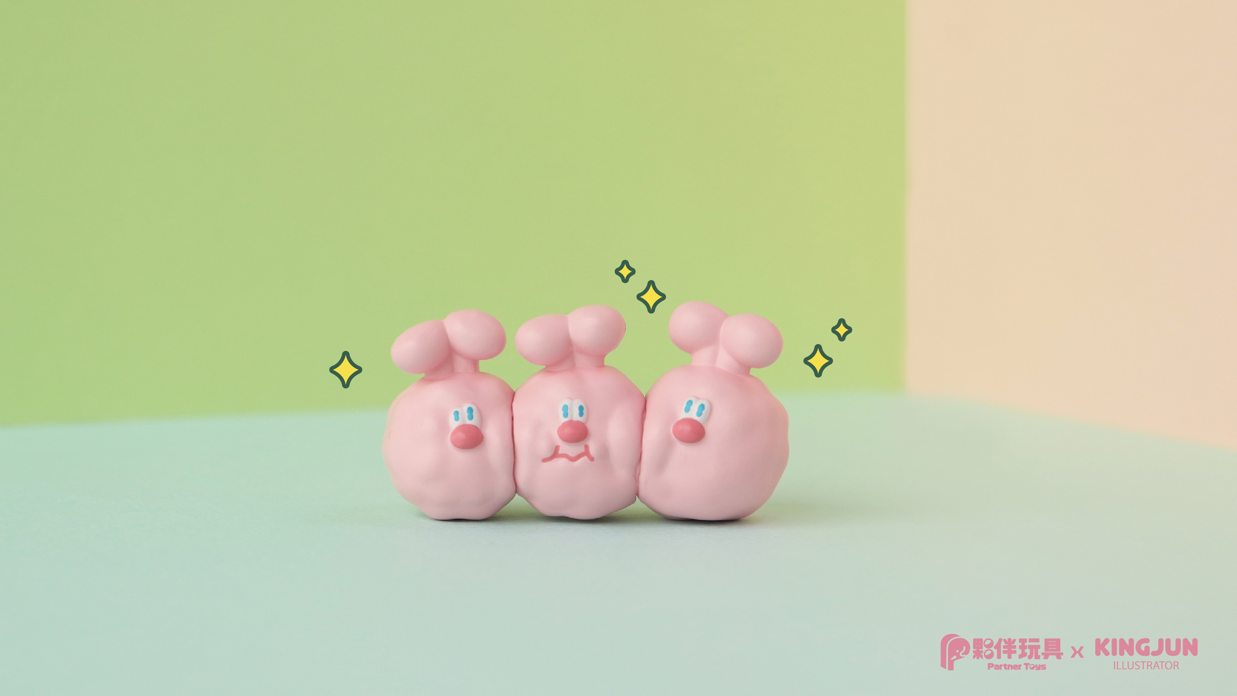 人氣插畫家合作實體化！爆擊可愛 KINGJUN「蠢兔日常」盒玩，粉嫩登場！ - oneone宇宙