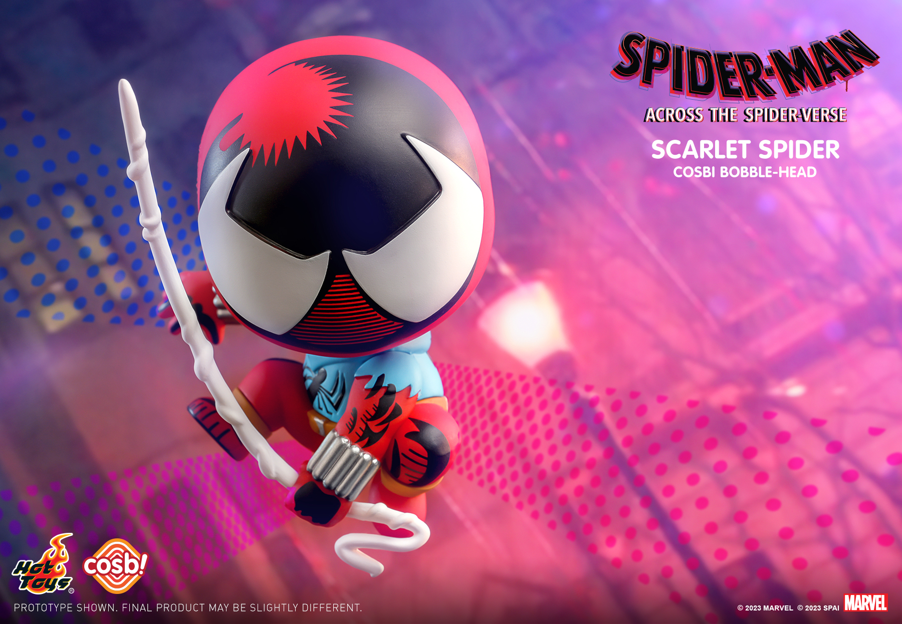 HOT TOYS《蜘蛛人：穿越新宇宙》2代盲盒 還原電影人氣角色Q版可愛再現！ - oneone宇宙