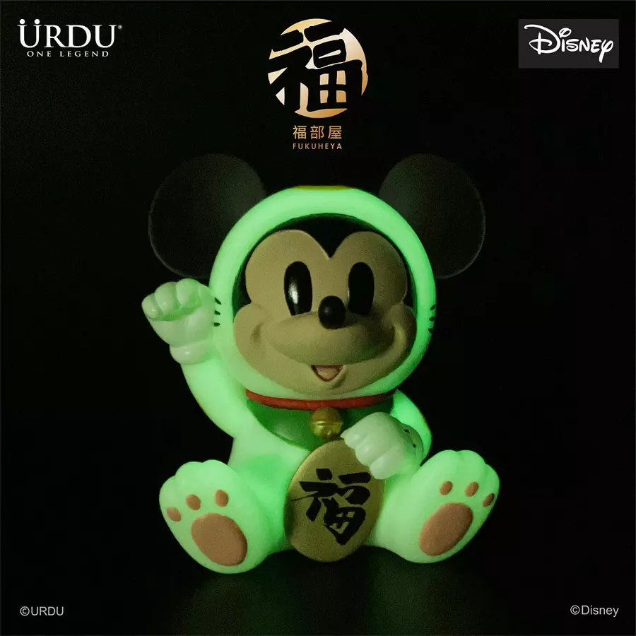 URDU福部屋《迪士尼》幸運系列盒玩！經典迪士尼角色幻化達摩與招財貓造型可愛又招財！ - oneone宇宙