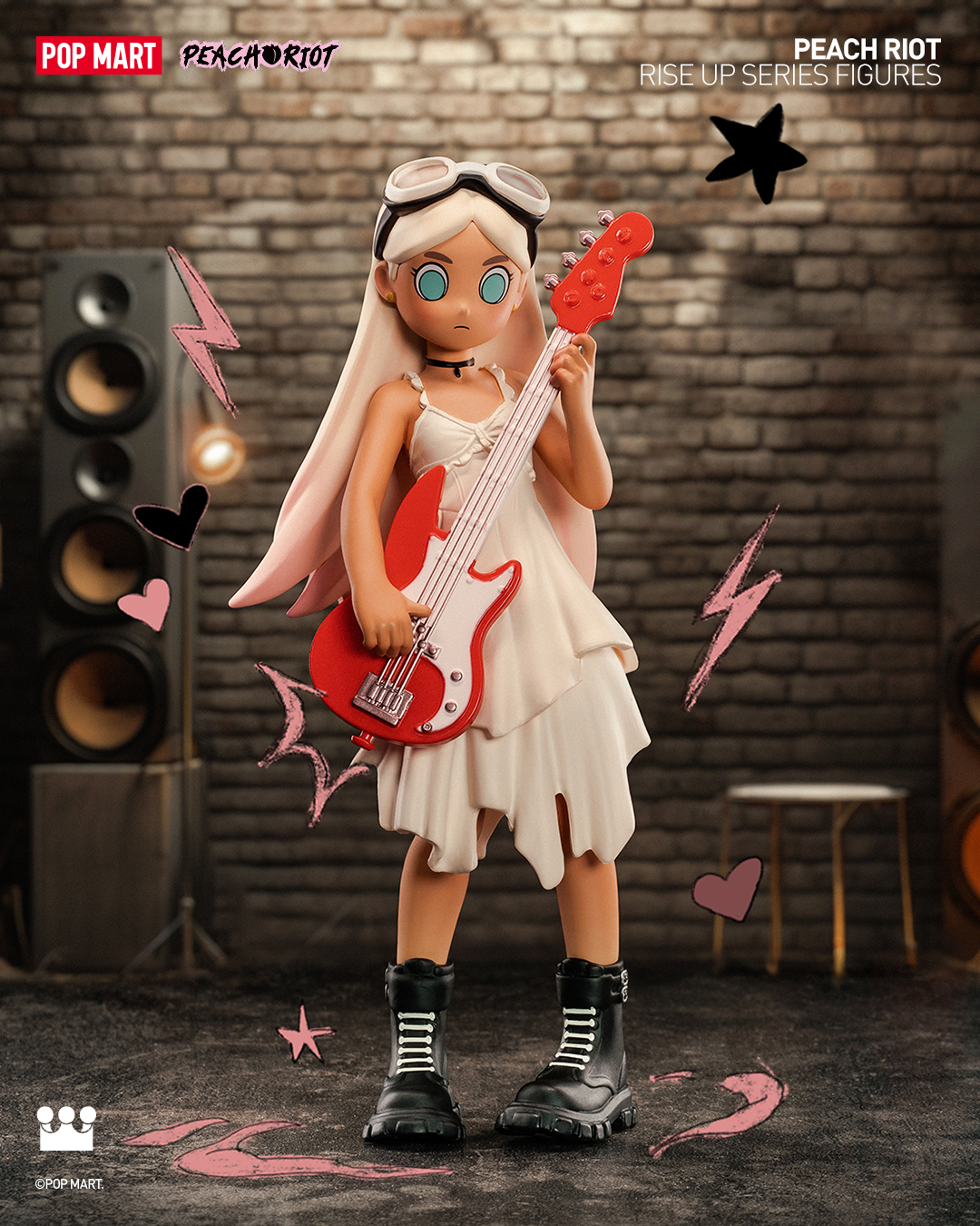 泡泡瑪特POPMART《Peach Riot》叛桃成名在望系列盲盒！潮流酷炫只做自己！ - oneone宇宙