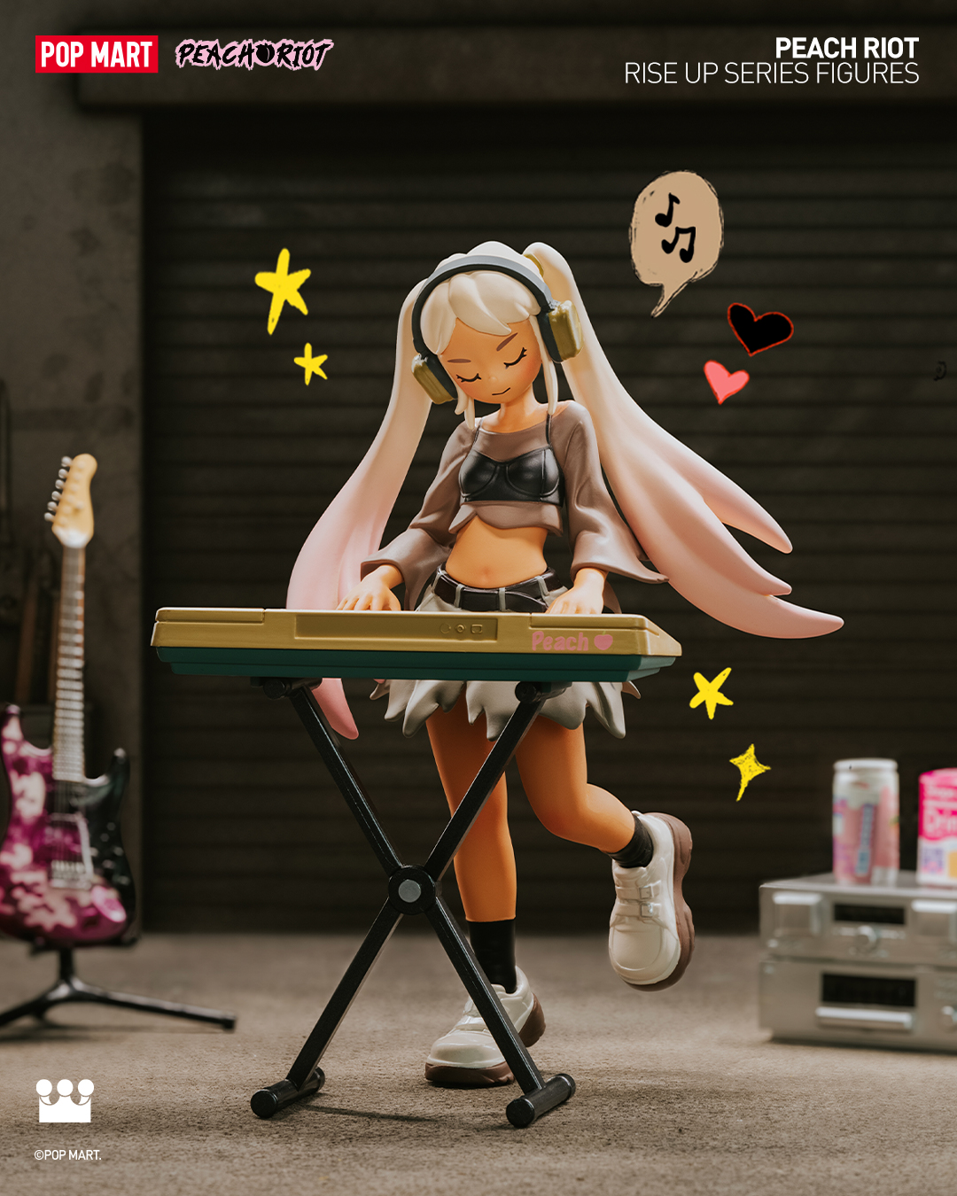 泡泡瑪特POPMART《Peach Riot》叛桃成名在望系列盲盒！潮流酷炫只做自己！ - oneone宇宙