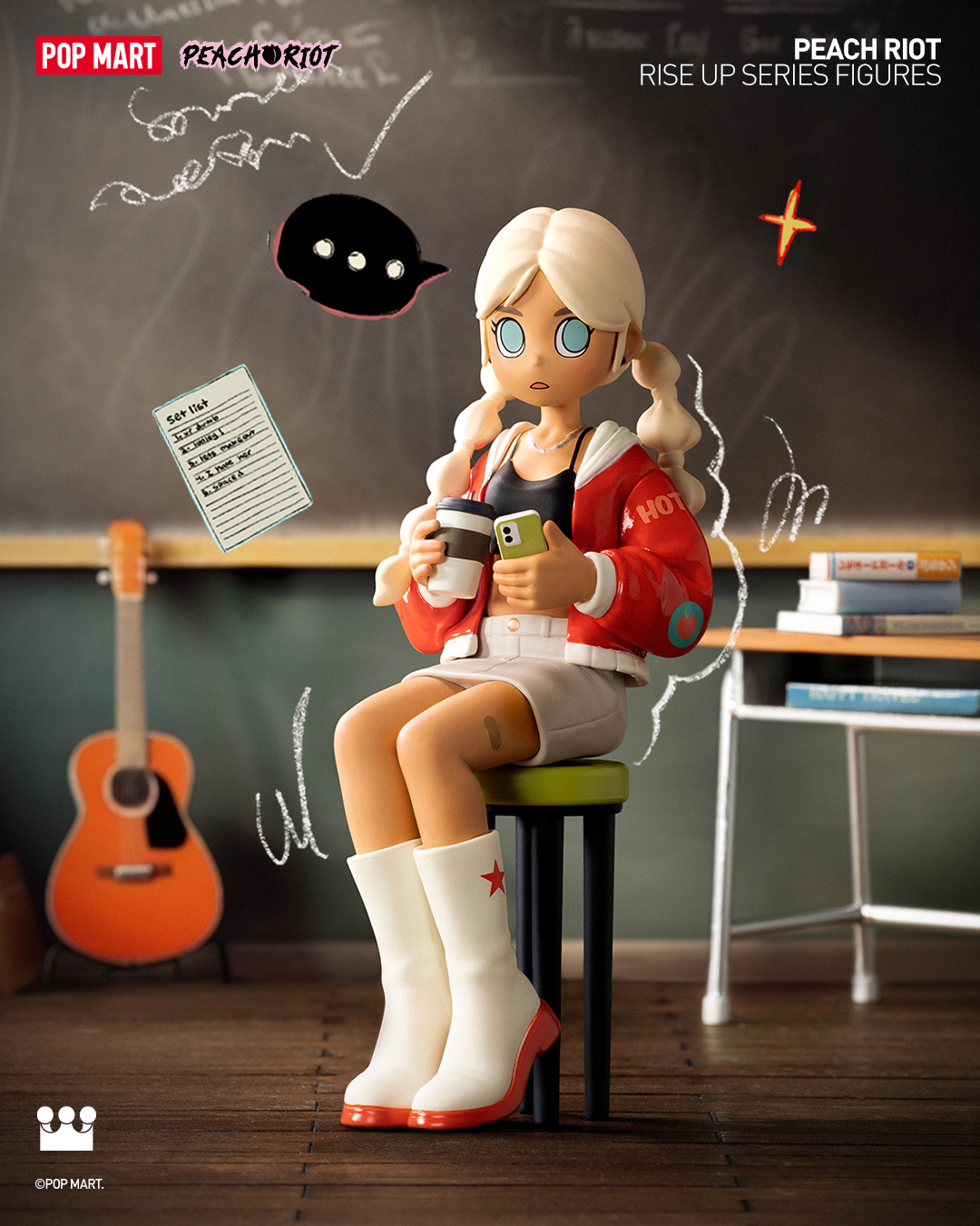 泡泡瑪特POPMART《Peach Riot》叛桃成名在望系列盲盒！潮流酷炫只做自己！ - oneone宇宙