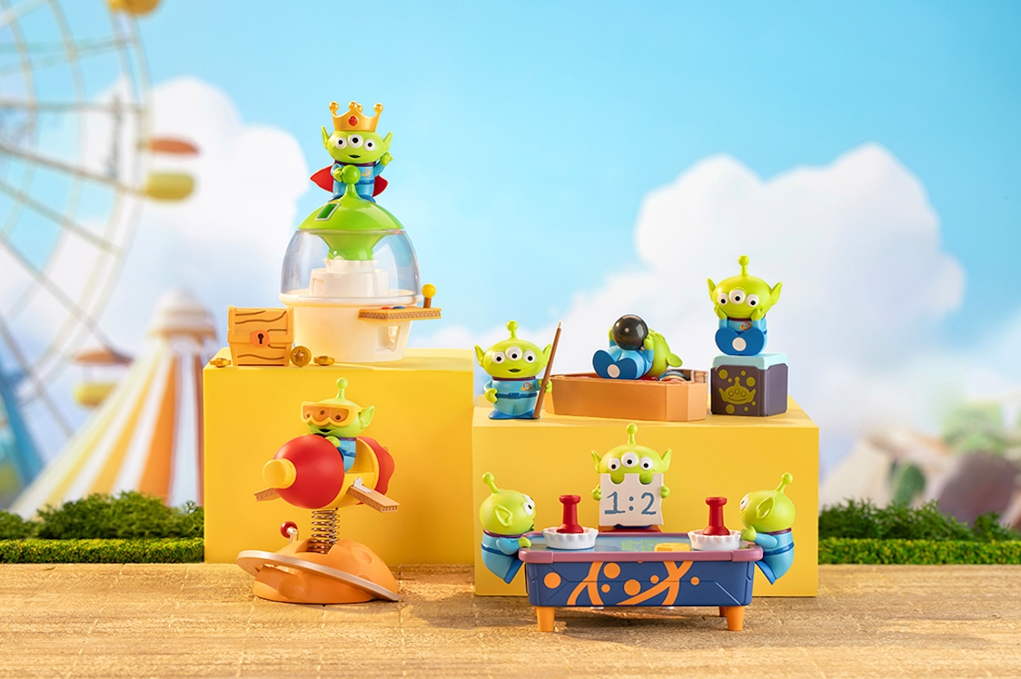泡泡瑪特POPMART《玩具總動員》三眼怪聚會遊戲系列場景盲盒！結合各種生活小遊戲場景快樂又有趣！ - oneone宇宙
