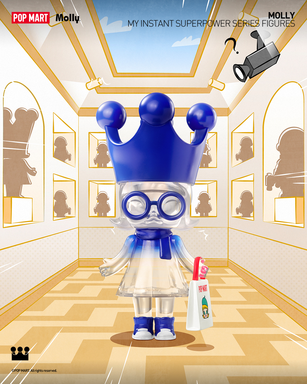 泡泡瑪特POPMART《MOLLY》瞬間超能力系列盲盒！Molly腦動大開~顛覆你的想像力推出12款瘋狂造型！ - oneone宇宙