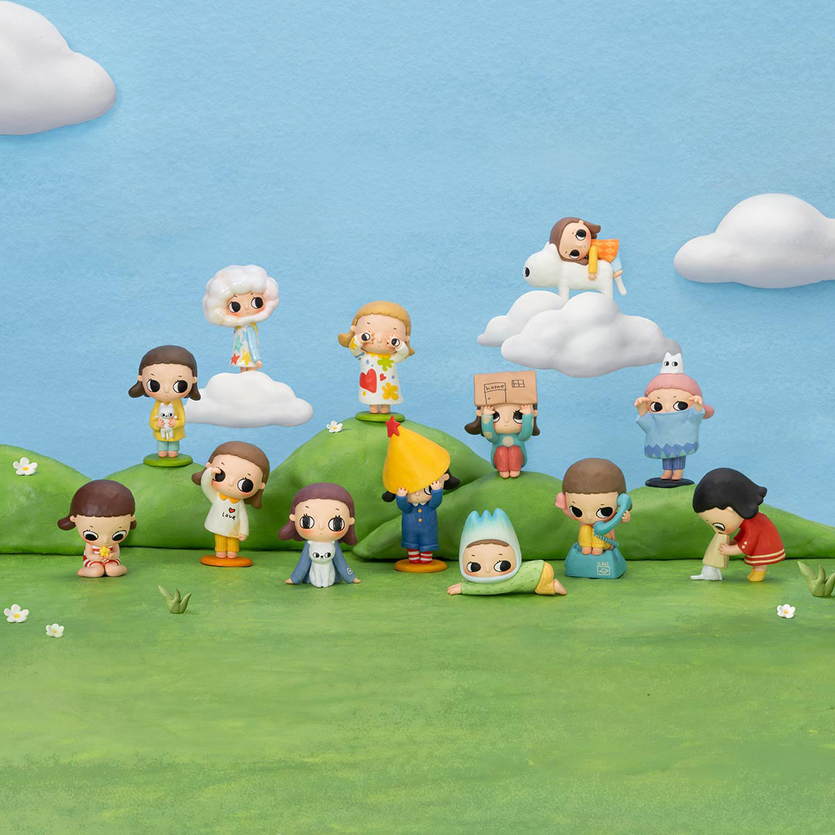 POPMART泡泡瑪特《Nyota的鬆軟生活系列》盲盒！特殊手塗刷色設計更添作品質感！ - oneone宇宙