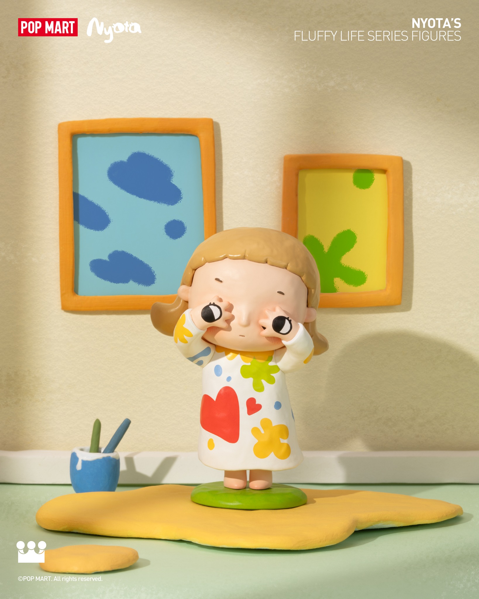 POPMART泡泡瑪特《Nyota的鬆軟生活系列》盲盒！特殊手塗刷色設計更添作品質感！ - oneone宇宙