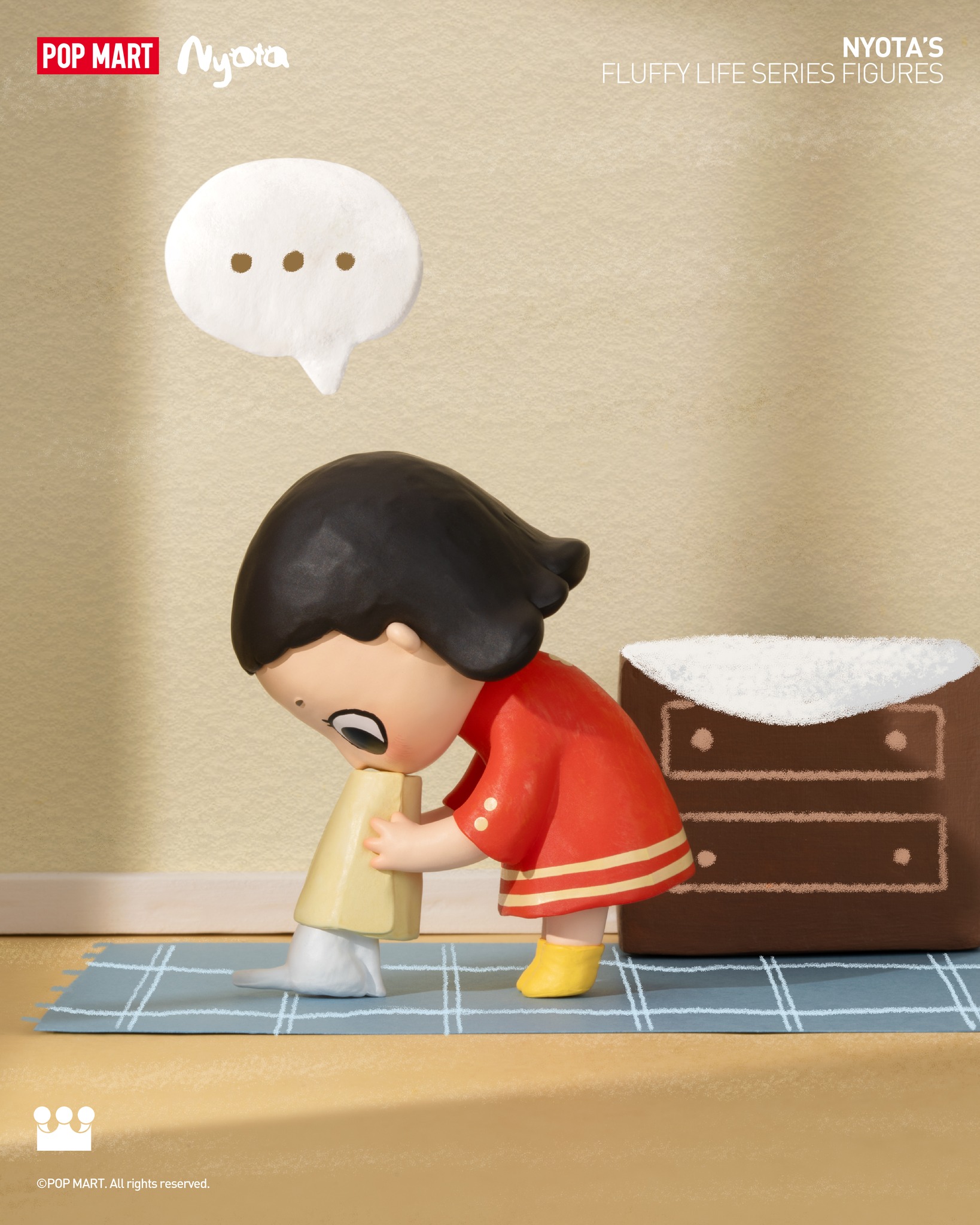POPMART泡泡瑪特《Nyota的鬆軟生活系列》盲盒！特殊手塗刷色設計更添作品質感！ - oneone宇宙