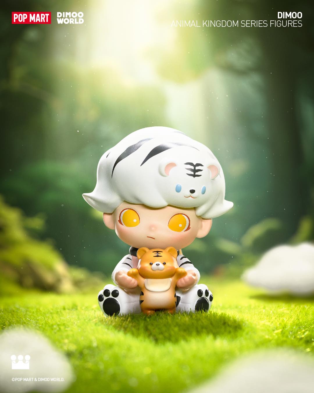 POPMART泡泡瑪特《DIMOO動物王國系列》盲盒！DIMMO化身可愛小動物造型！可愛魅力超暖心！ - oneone宇宙