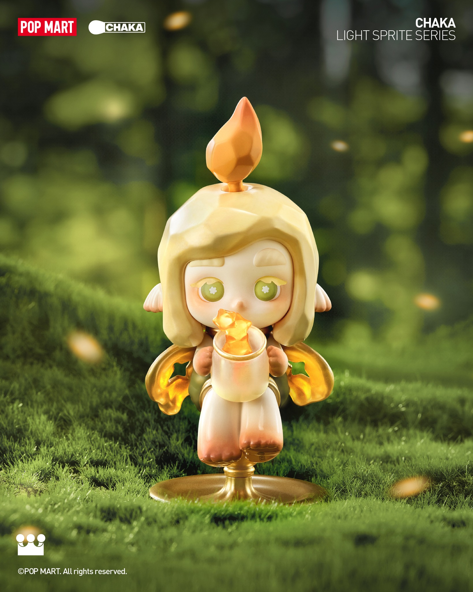 POPMART泡泡瑪特《CHAKA逐光精靈系列》 盲盒！全新IP 7月12日閃耀登場！ - oneone宇宙