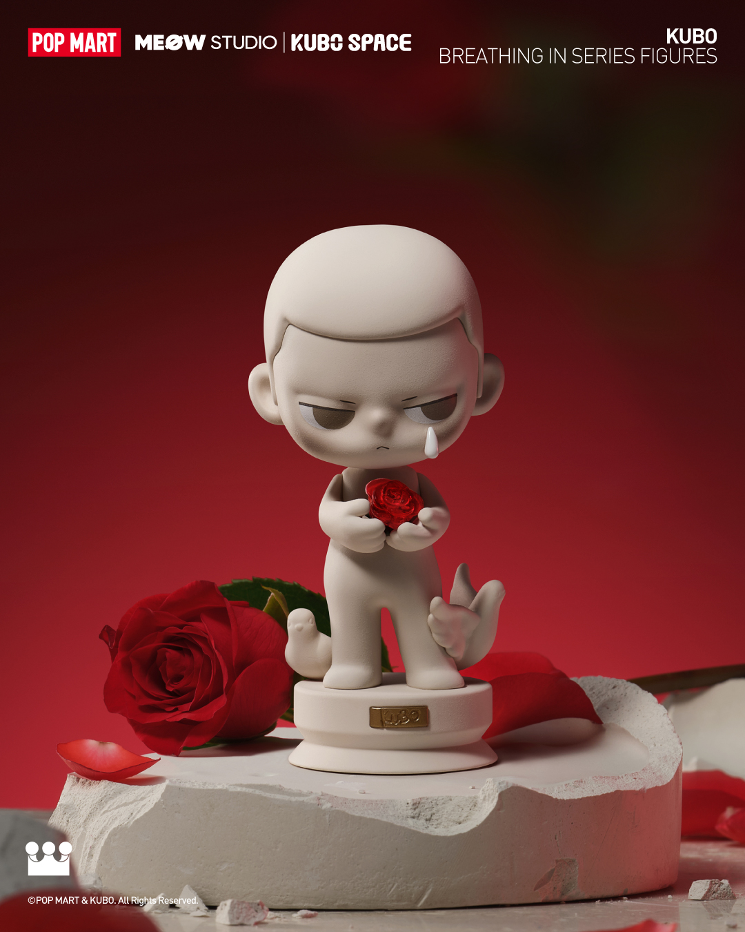 POPMART泡泡瑪特《KUBO呼吸感應系列》深藏在KUBO記憶深處的片段，在氣息迷離的時空中幻化出造型各異的精靈 - oneone宇宙