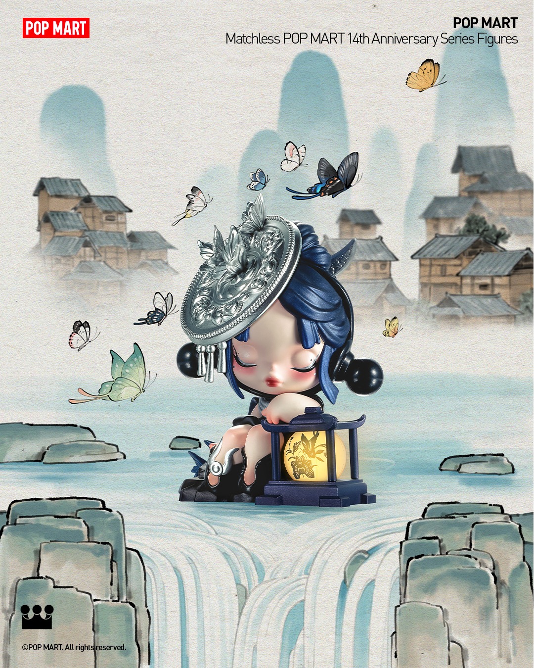 POPMART泡泡瑪特《無雙鎮POP MART十四周年系列》 盲盒！泡泡瑪特群星化身武林英豪爭奪盟主寶座！ - oneone宇宙