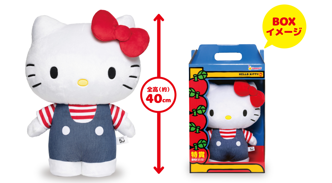 Happyくじ快樂賞推出 『HELLO KITTY 50th～快樂週年紀念★～』收錄50年來各種時期限定商品 ! 資深三麗鷗迷必收珍藏 ! - oneone宇宙