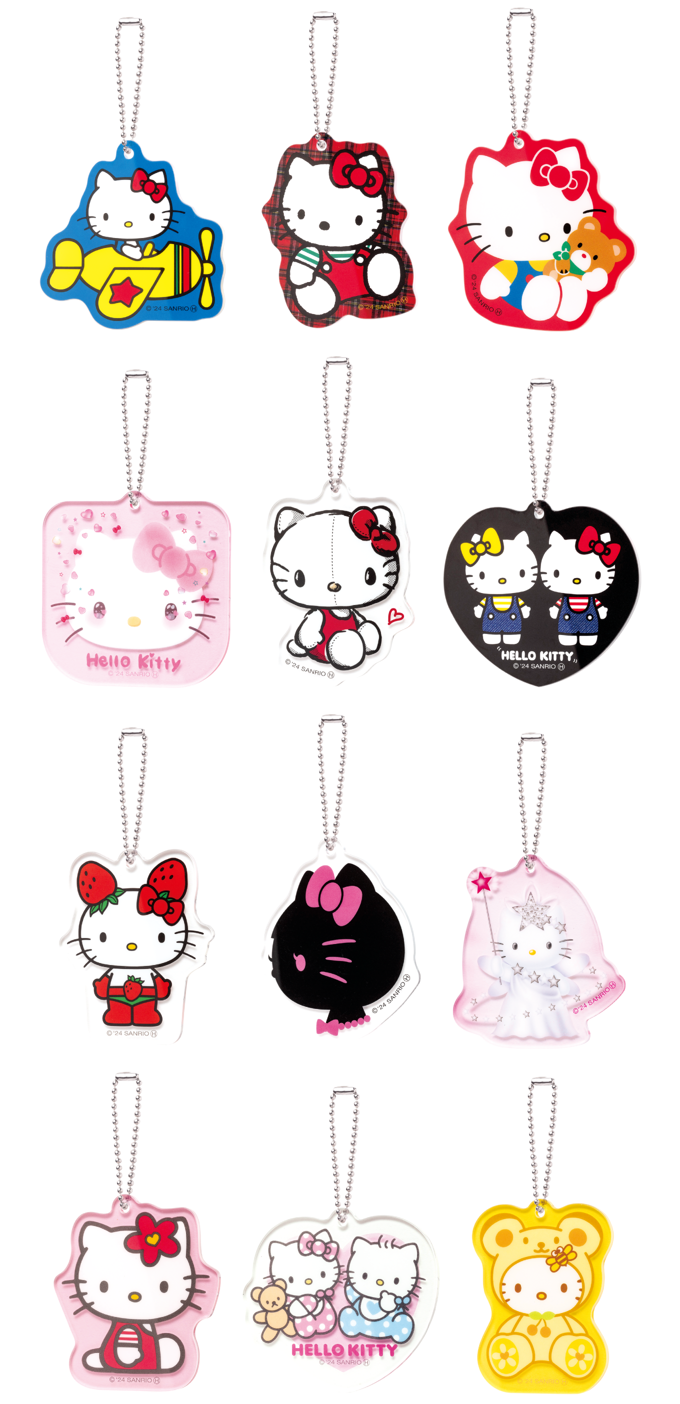 Happyくじ快樂賞推出 『HELLO KITTY 50th～快樂週年紀念★～』收錄50年來各種時期限定商品 ! 資深三麗鷗迷必收珍藏 ! - oneone宇宙