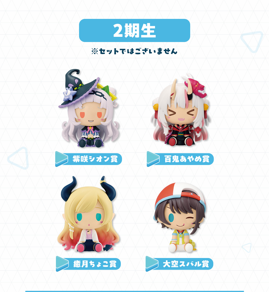 一番賞 《Hololive》迷你小公仔收藏系列 ! 30多種賞品登場 感受迷你角色虛擬主播的魅力！ - oneone宇宙
