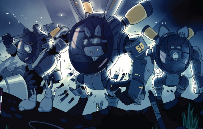 台灣原創組裝模型！無敵兔全新色5D2潛行者登場！ - oneone宇宙