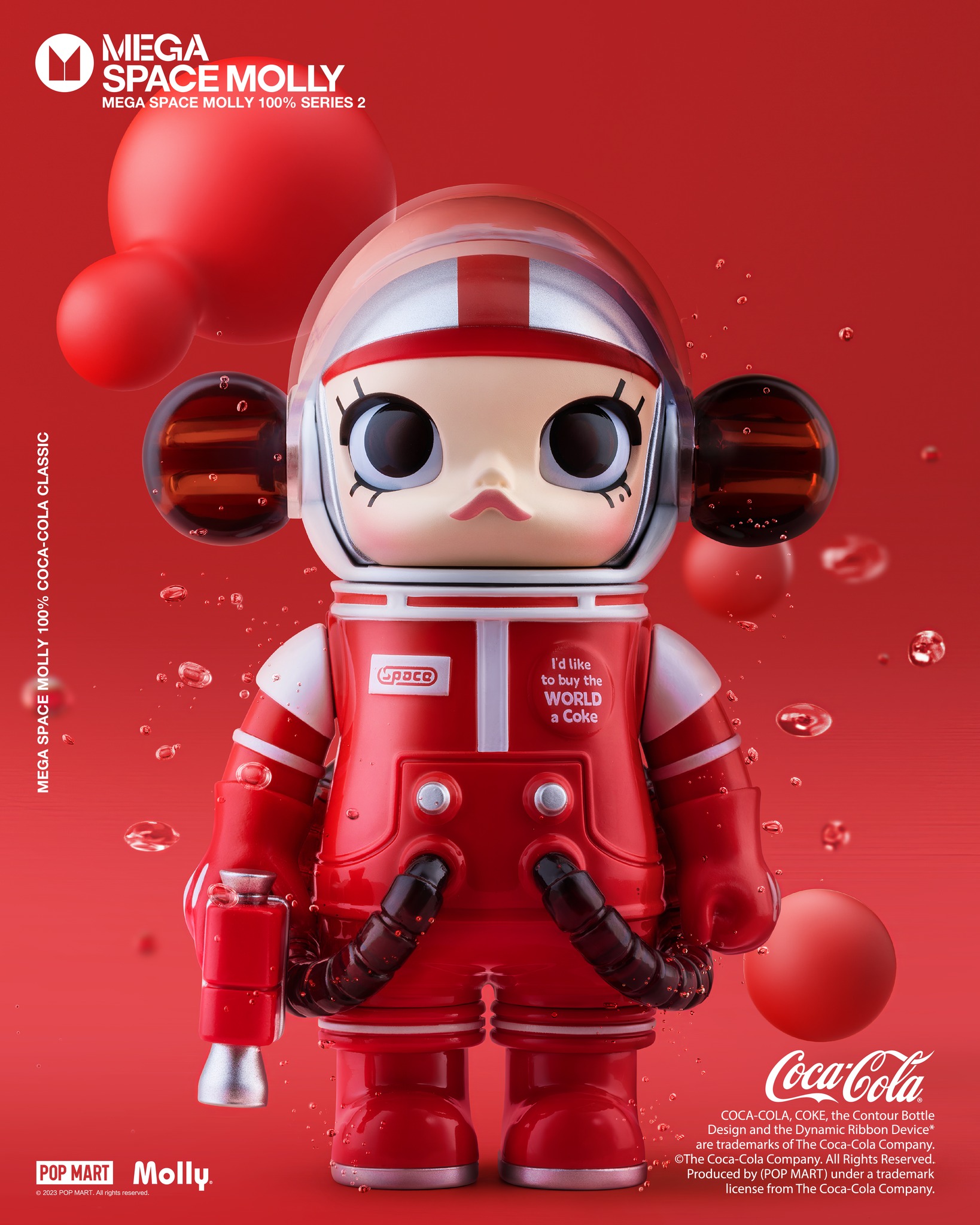 網路詢問度最高！MEGA SPACE MOLLY 100% 周年系列 2 可愛與精緻度加倍！ - oneone宇宙