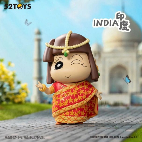 52TOYS《蠟筆小新》環遊世界系列3 盲盒 - oneone宇宙